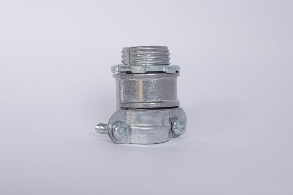 Flexible Straight Connector – Top Silver